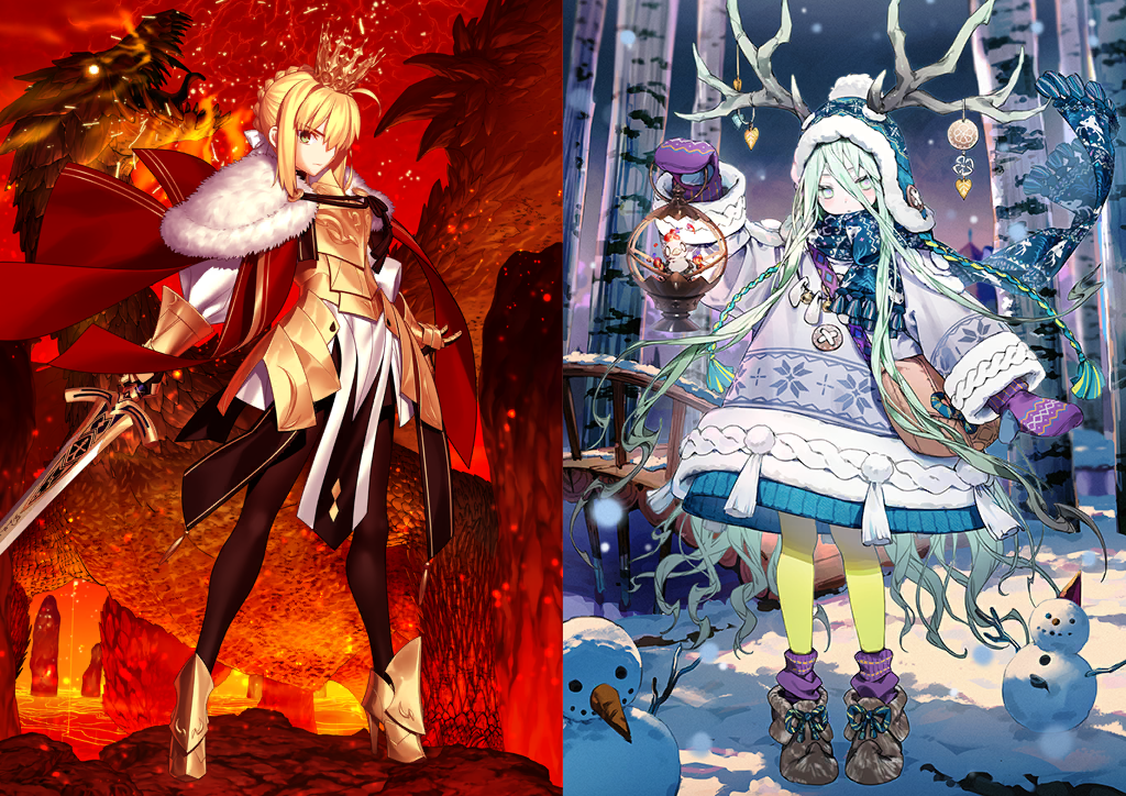[JP] [INSTANT] FGO Lord Logres + Louhi + 2 random limited 5* + 900-100 ...