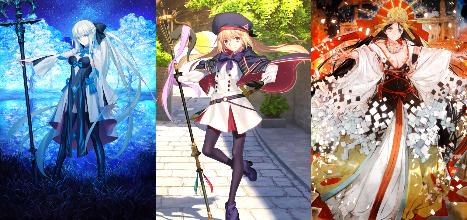 [JP] Morgan Artoria Caster Castoria Himiko + 1000-1100SQ FGO Fate Gran ...