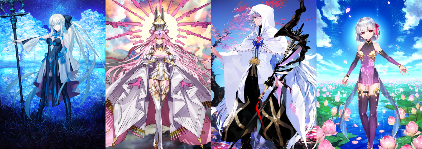 [JP] Morgan Merlin Kama Koyanskaya FGO Fate Grand Order starter accoun ...