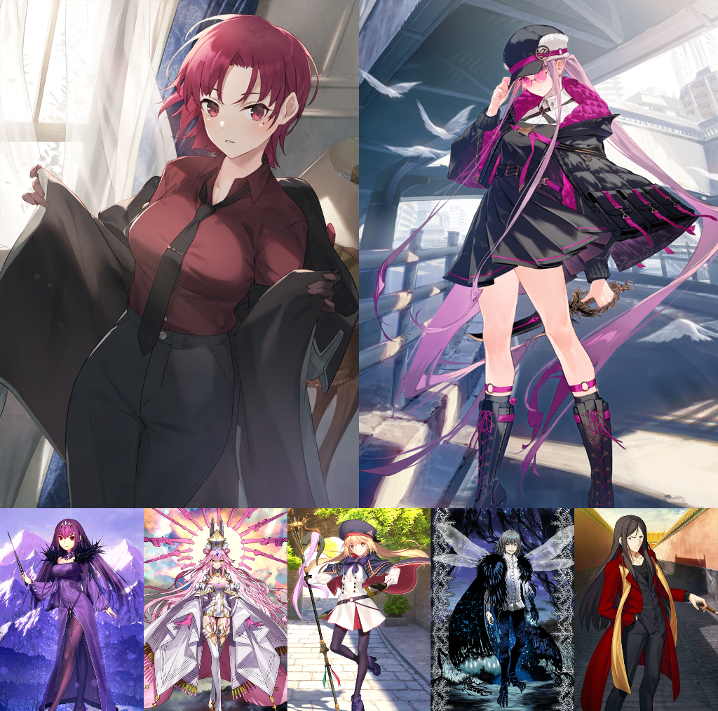[JP] NP5 Bazett +Skadi Castoria Koyanskaya Oberon Medusa FGO Fate Gran ...