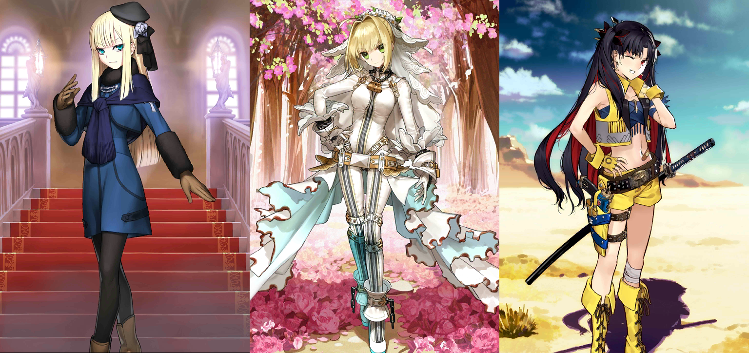 [JP] Reines Spae Ishtar Nero bride NP2 Fate Grand Order FGO starter ac ...