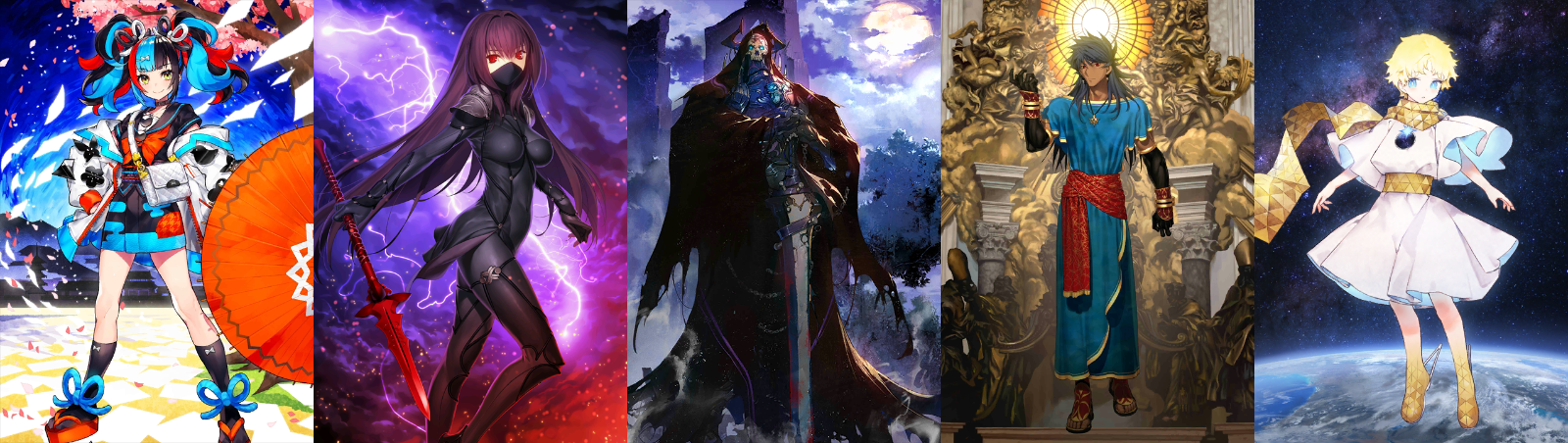 [JP] Sei Shonagon Scathach Hassan Romulus Voyager NP2 FGO Fate Grand O ...