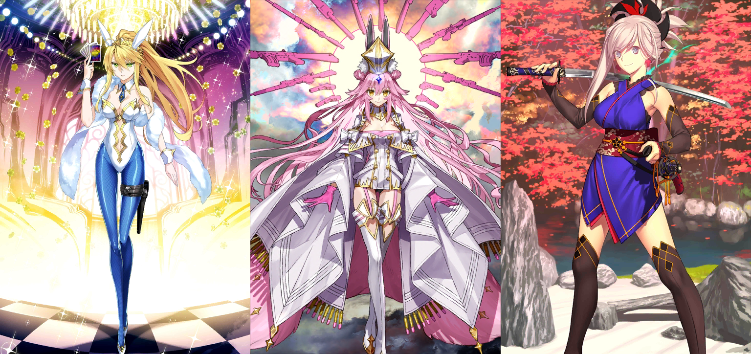 [JP]Fate Grand Order FGO Artoria ruler Musashi Koyanskaya+2-3x5* start – Mobile Games Starter