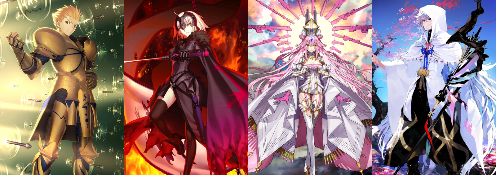 [JP]Fate Grand Order FGO Jeanne alter Gilgamesh Koyanskaya Merlin star ...