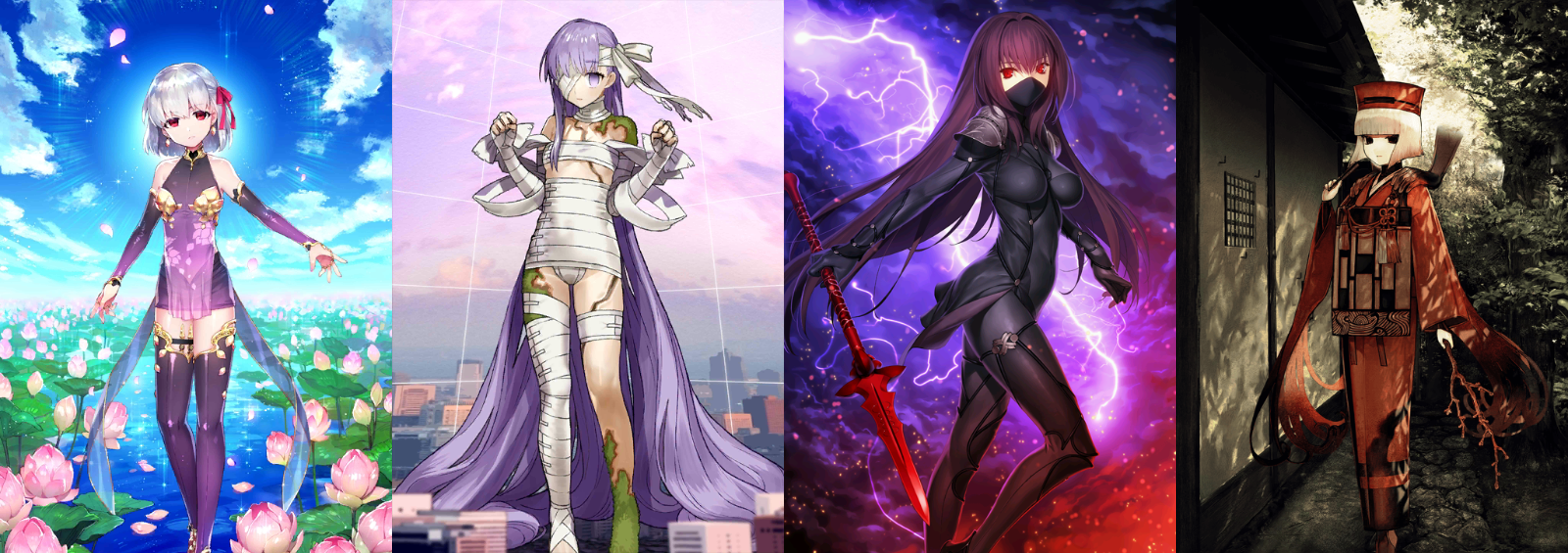 [JP]Fate Grand Order FGO Kama Kingprotea Scathach Sen no Rikyu starter ...