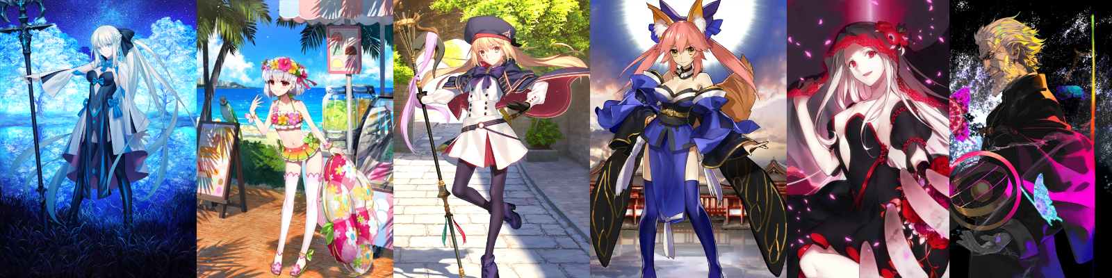 [JP]Fate Grand Order FGO Morgan Kama avenger Artoria Caster Castoria T ...