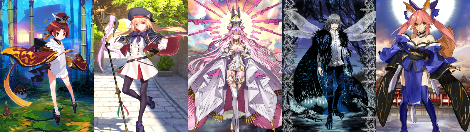 [JP]FGO Beni Artoria Caster Castoria Koyanskaya Oberon Tamamo Fate Gra ...