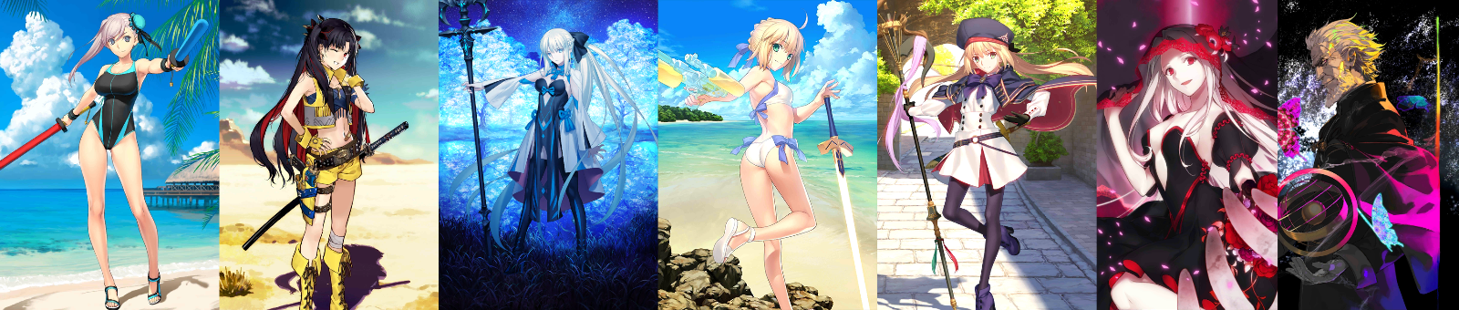 [JP]FGO Musashi Artoria Caster Castoria Morgan Space Ishtar Fate Grand ...