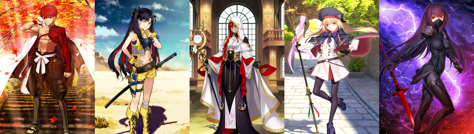 [JP]FGO Space Ishtar Muramasa Artoria Caster Castoria Miss Crane Scath ...