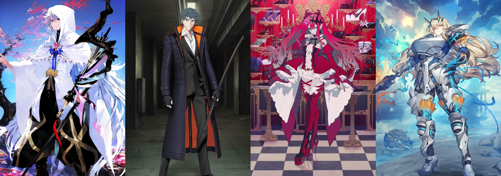 [JP][INSTANT] FGO Merlin+Saito Hajime Fairy Knight Tristan Gawain Fate ...