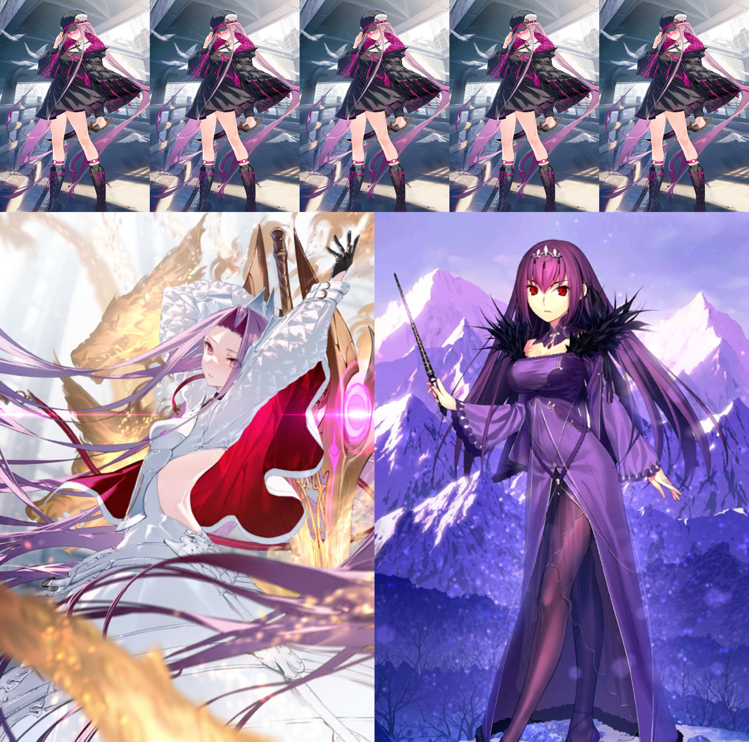 [JP][INSTANT] FGO NP5 Medusa saber + Skadi + 1~4x5* Fate Grand Order e ...