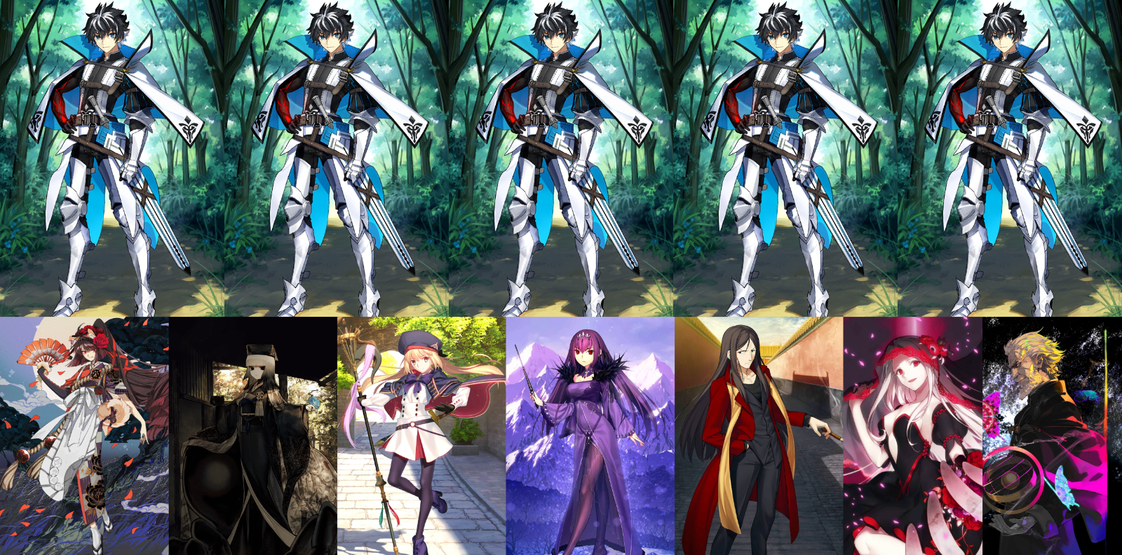 [JP][INSTANT] NP5 Charlemagne + Sen Kyokutei Bakin Skadi Castoria + 4 ...