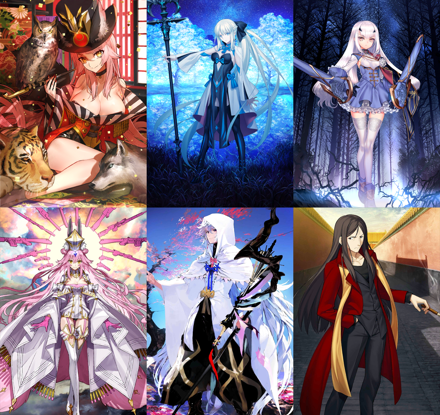 [JP]NP5 Koyanskaya Darkness +Castoria Merlin Morgan Fairy Knight Lance ...