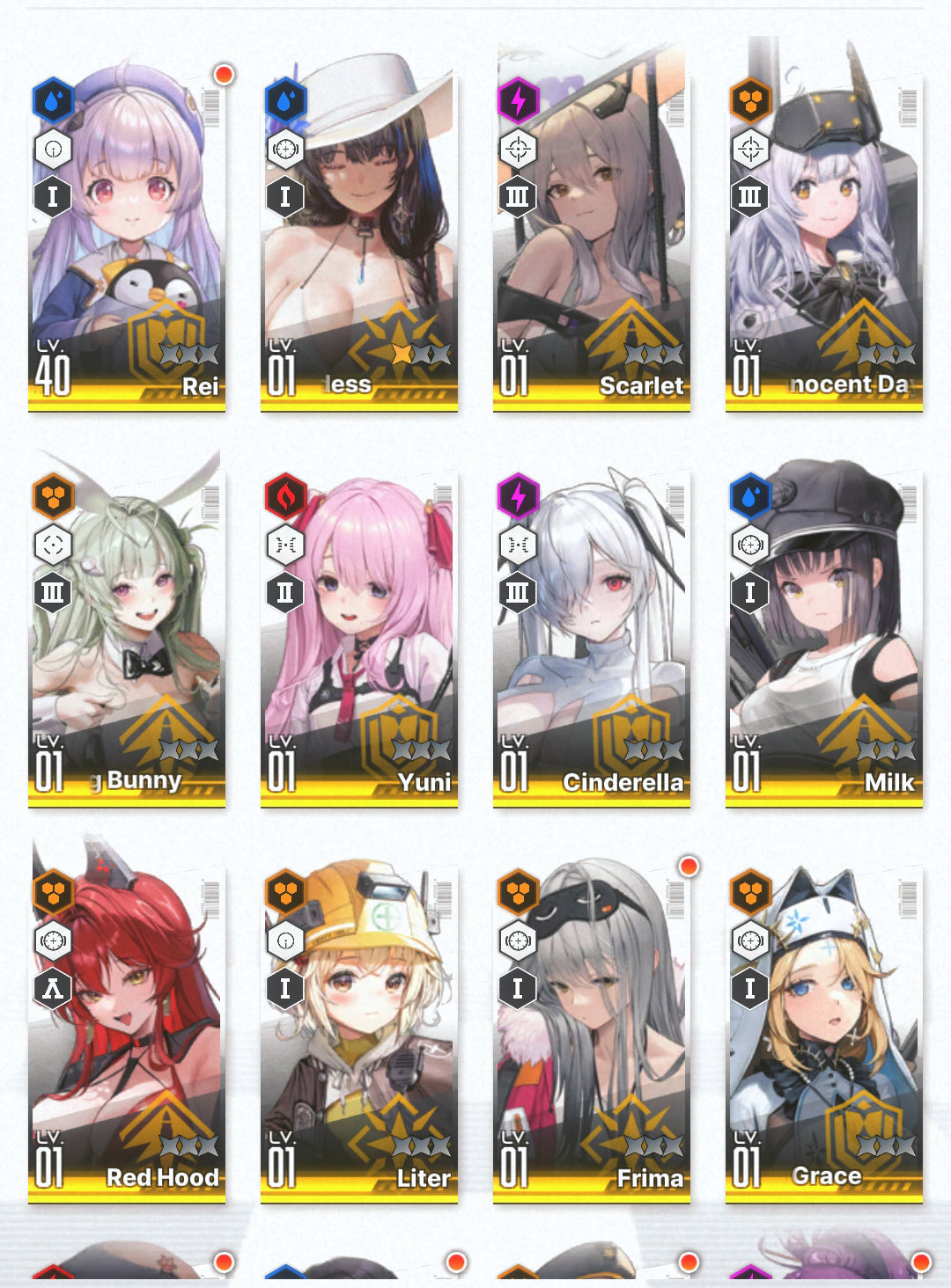 [NA] EN GODDESS OF VICTORY NIKKE 12SSR 2 Bay Goddess Mary+Scarlet+Red ...