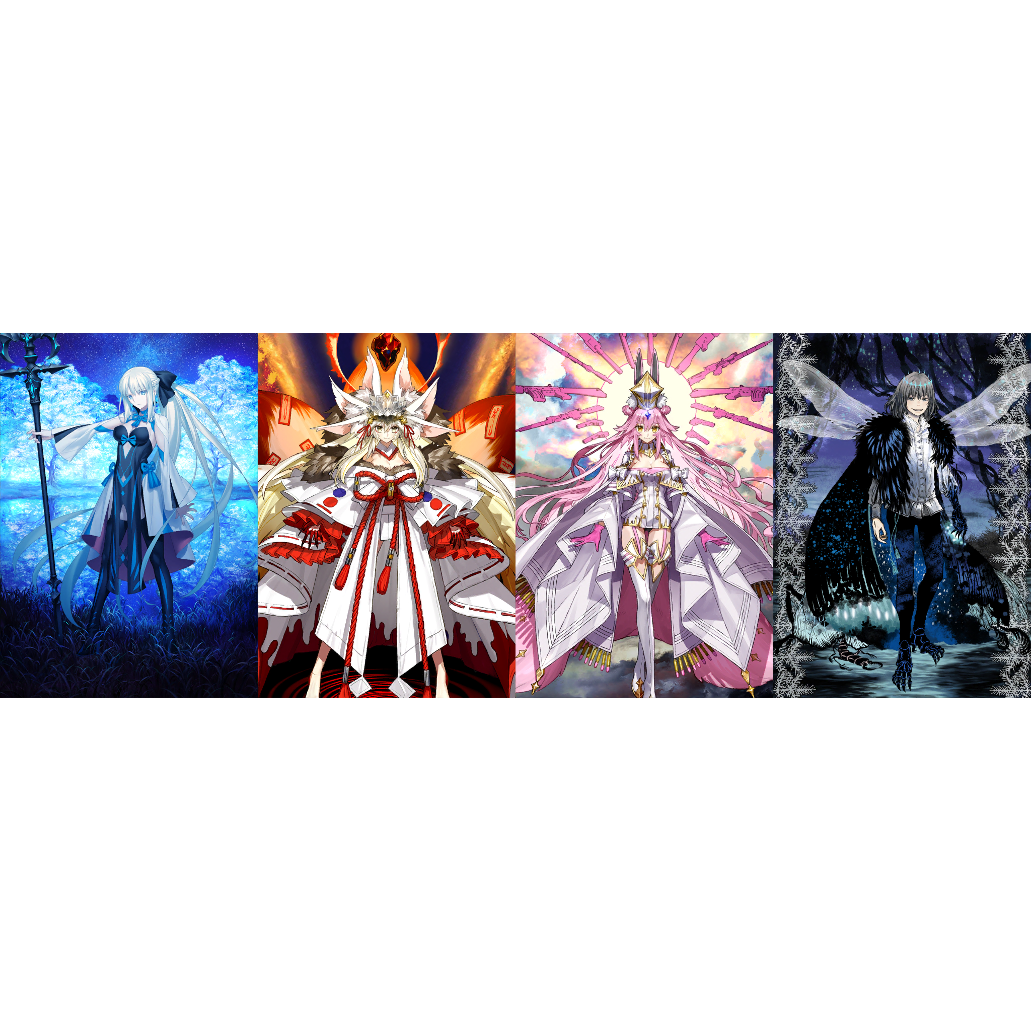 [NA] Fate Grand Order FGO Morgan Koyanskaya Dark Light Oberon + 1000SQ ...