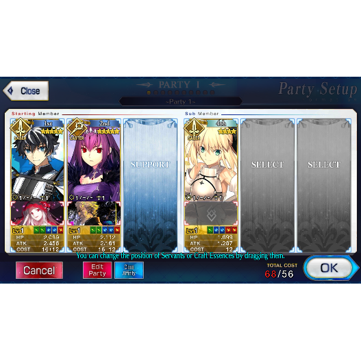 [NA] FGO Charlemagne Skadi BG Kscope Fate Grand Order starter account ...