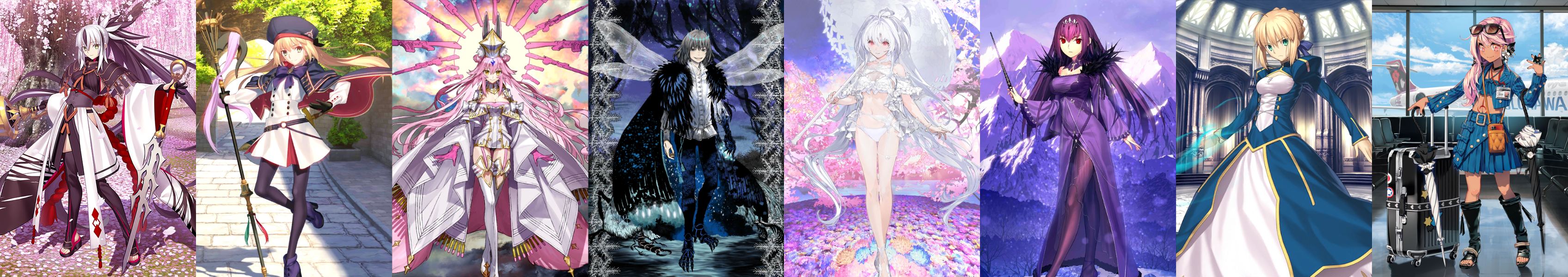 [NA] FGO Kenshin + Lady Avalon Skadi Altria Caster Koyanskaya Oberon C ...