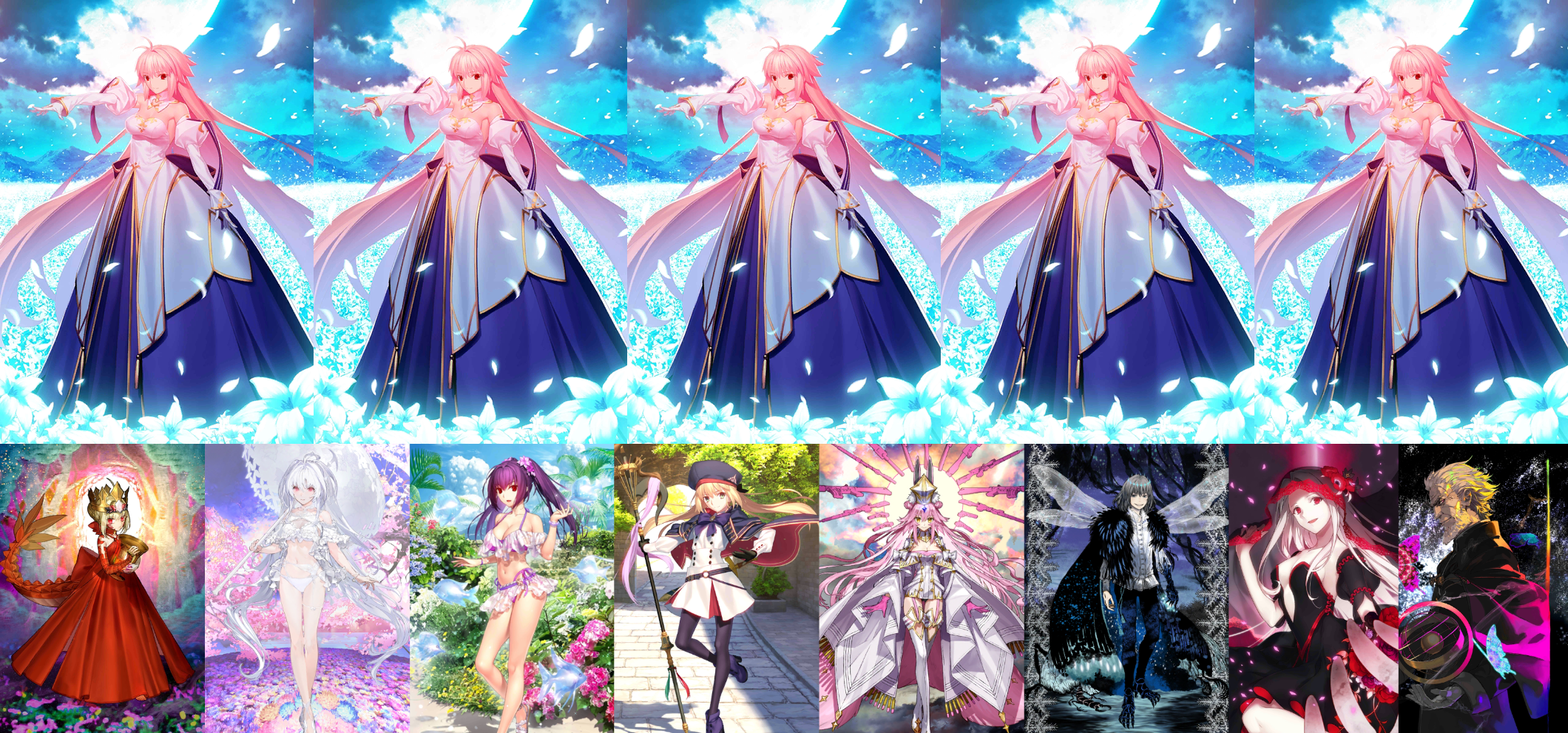 [NA] FGO NP5 Arcueid + Draco Altria Caster Koyanskaya Oberon Lady Aval ...