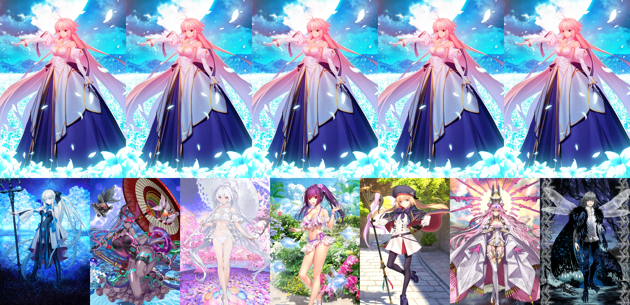 [NA] FGO NP5 Arcueid + Morgan Ibuki Altria Caster Koyanskaya Oberon La ...