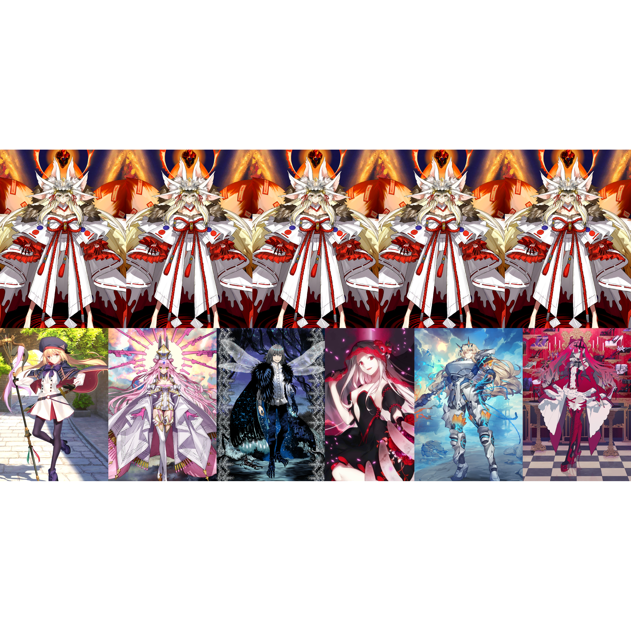 [NA] FGO NP5 Koyanskaya of Dark + Altria Caster Koyanskaya Oberon BG ...
