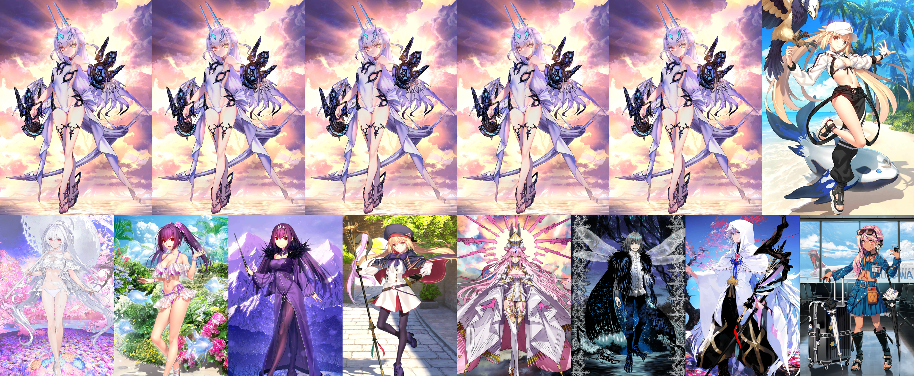[NA] FGO NP5 Melusine ruler + Altria Caster Berserker + Altria Caster ...