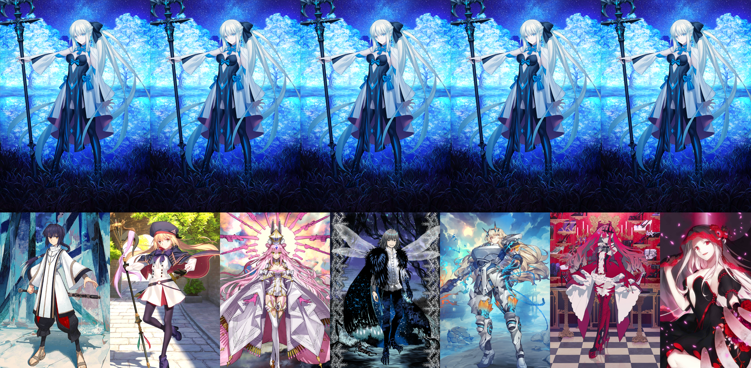 [NA] FGO NP5 Morgan + Takeru Koyanskaya Altria Caster Oberon Gawain Tr ...