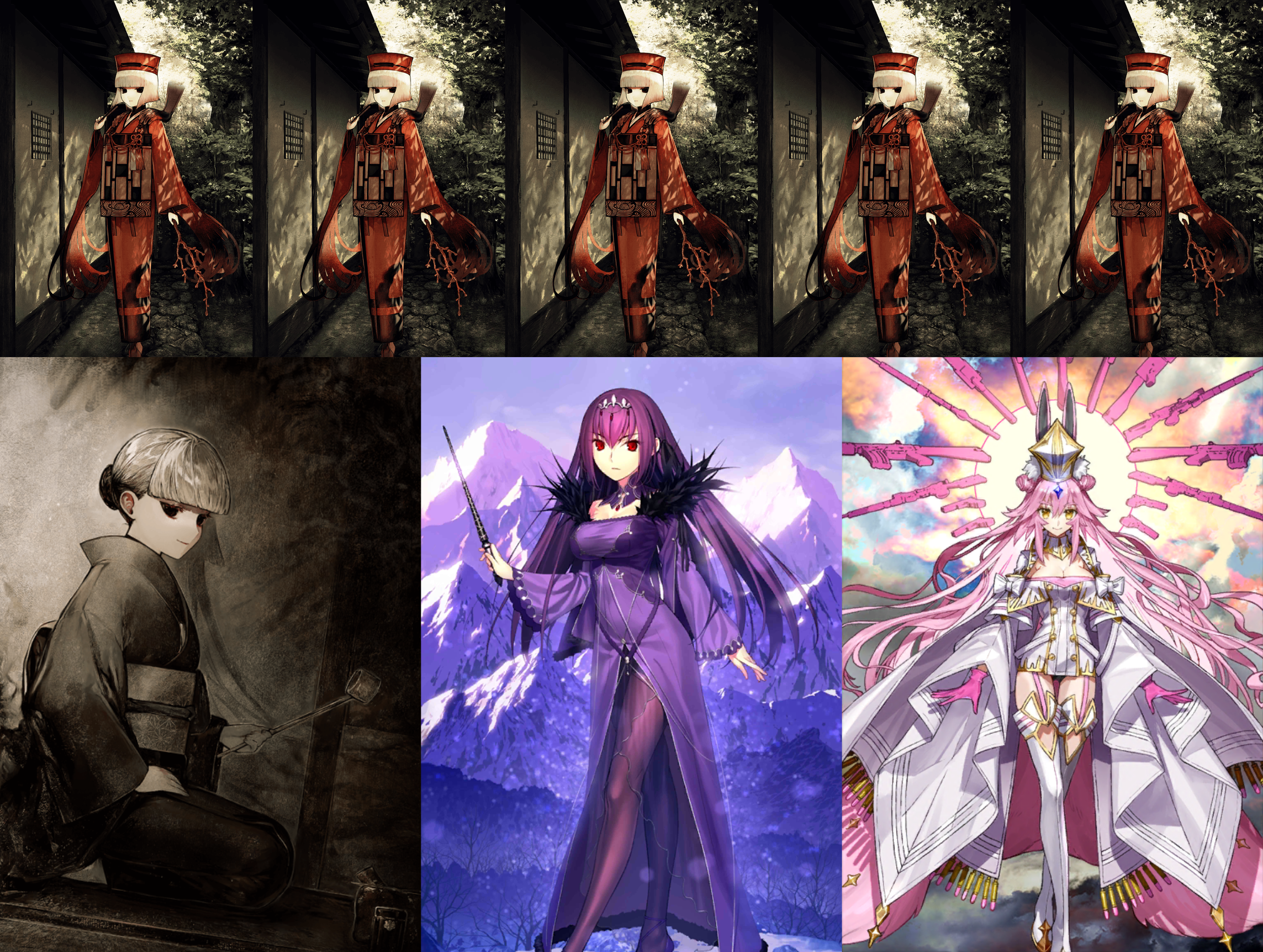 [NA] FGO NP5 Sen no Rikyu + Skadi Koyanskaya +500-1000SQ Fate Grand Or ...