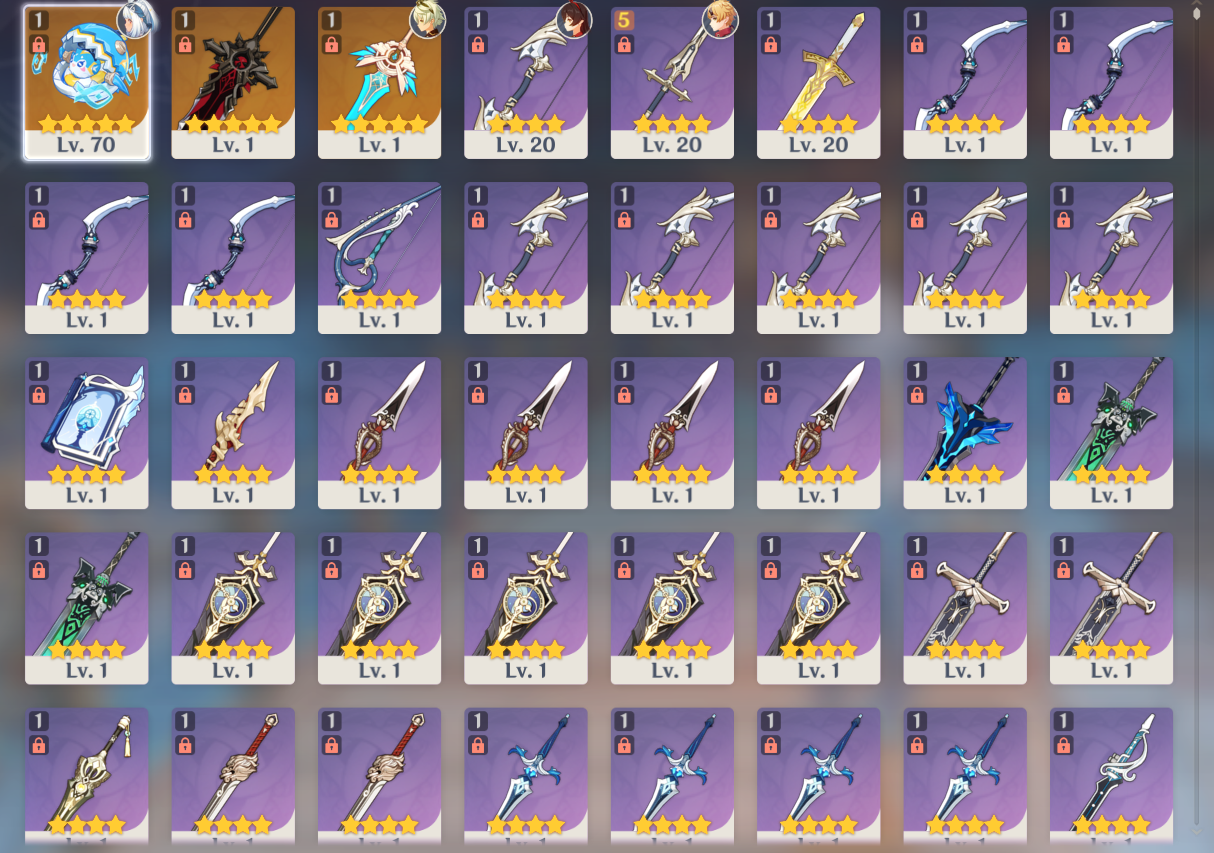 [NA] Genshin Impact C6 Mualani + R1 BiS Signature Weapon AR53 AMERICA ...