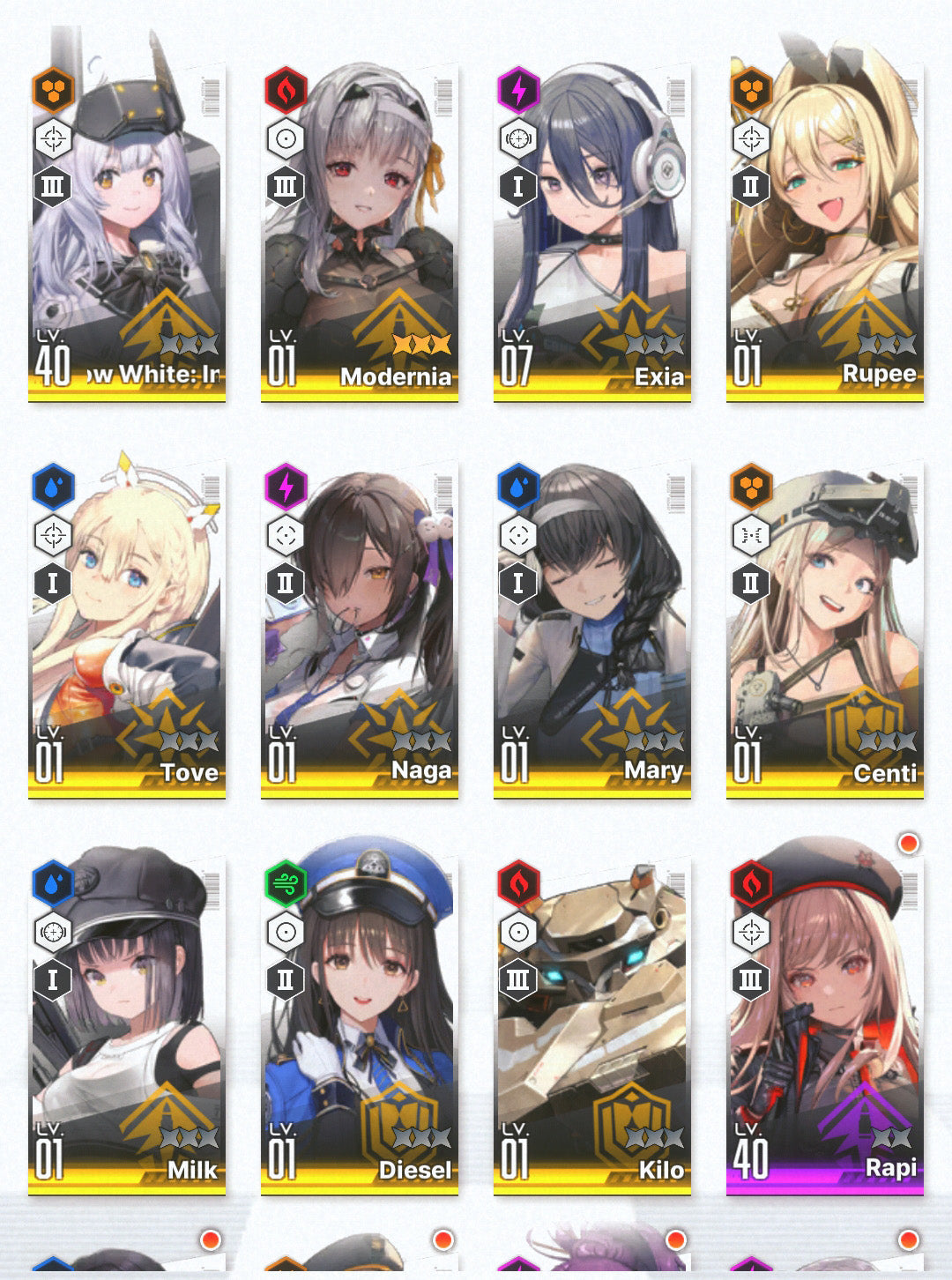 [NA] GODDESS OF VICTORY NIKKE 11SSR MLB 4 Modernia+Exia+Tove+Mary+ sta ...