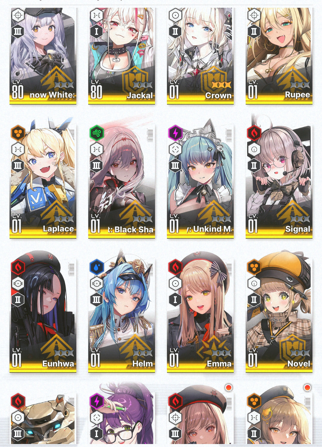 [GLOBAL/NA] NIKKE Starter Account Makima Scarlet Modernia Red Hood ...