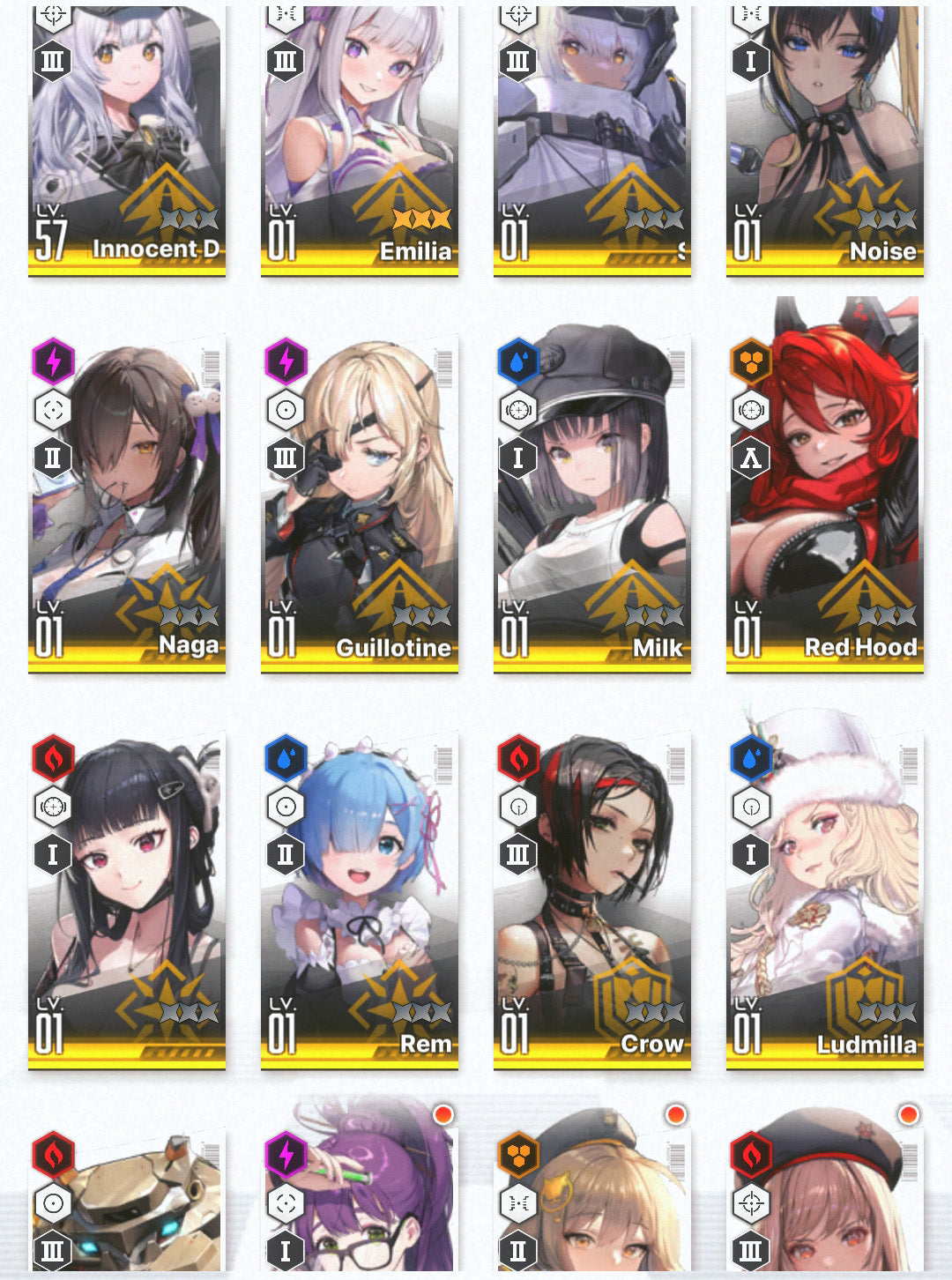 [NA] GODDESS OF VICTORY NIKKE 13SSR MLB 4 Emilia+Rem+skin+Ram+Red Hood ...