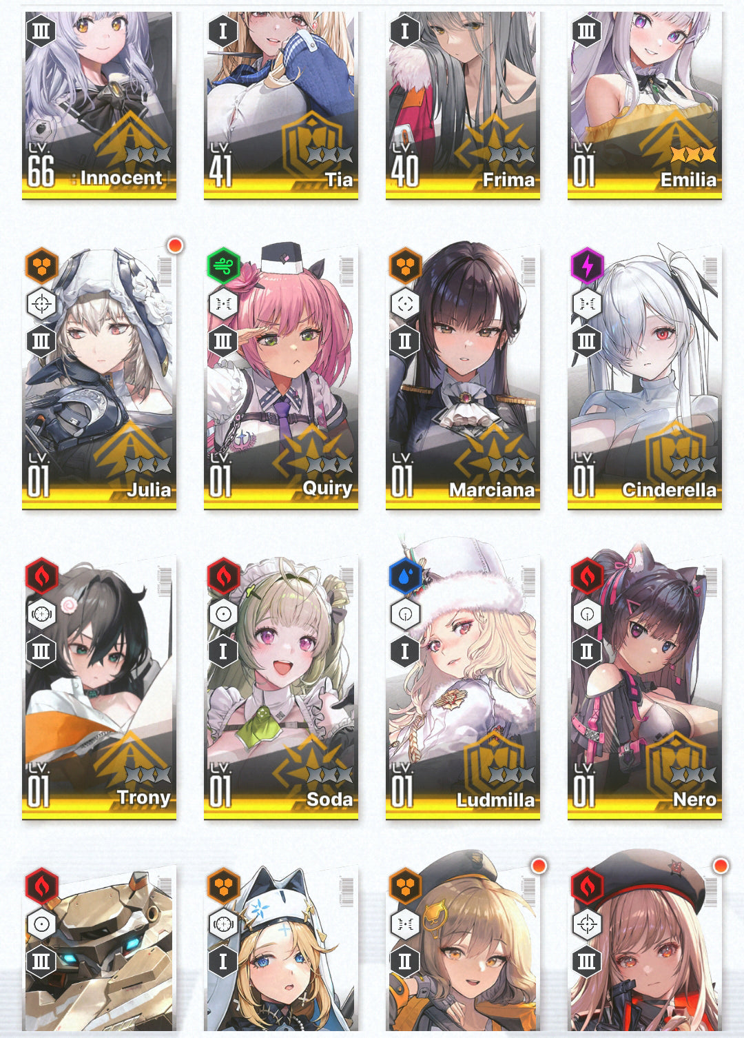 [NA] GODDESS OF VICTORY NIKKE 14SSR+Pity MLB 4 Emilia+skin+Cinderella+ ...
