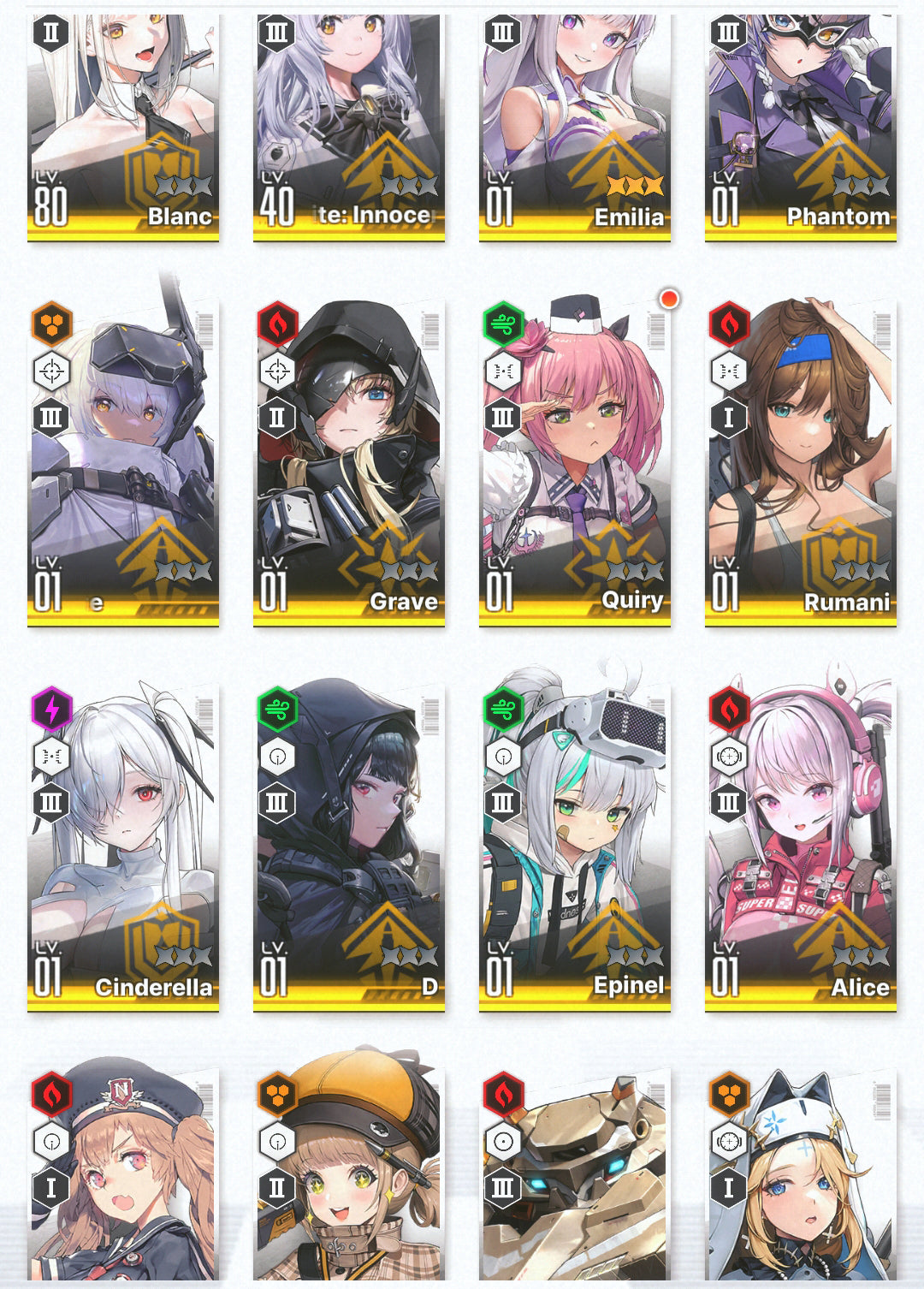 [NA] GODDESS OF VICTORY NIKKE 16SSR+Pity MLB 4 Emilia+skin+Cinderella+ ...