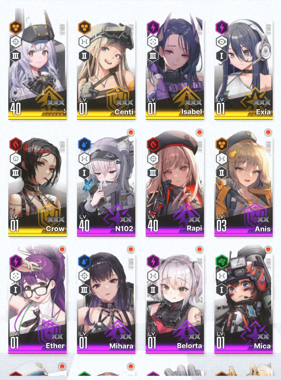 [NA] GODDESS OF VICTORY NIKKE 5SSR Centi+Isabel+Exia+Crow++ starter ac ...