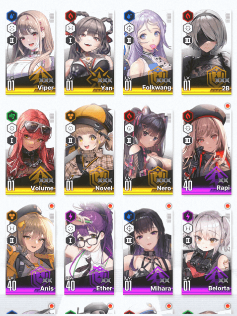 [NA] GODDESS OF VICTORY NIKKE 7SSR 2B+Skin+Nero+Volume+Viper+ starter ...