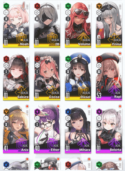 [NA] GODDESS OF VICTORY NIKKE 7SSR 2B+Skin+Volume+2Noah++ starter acco ...
