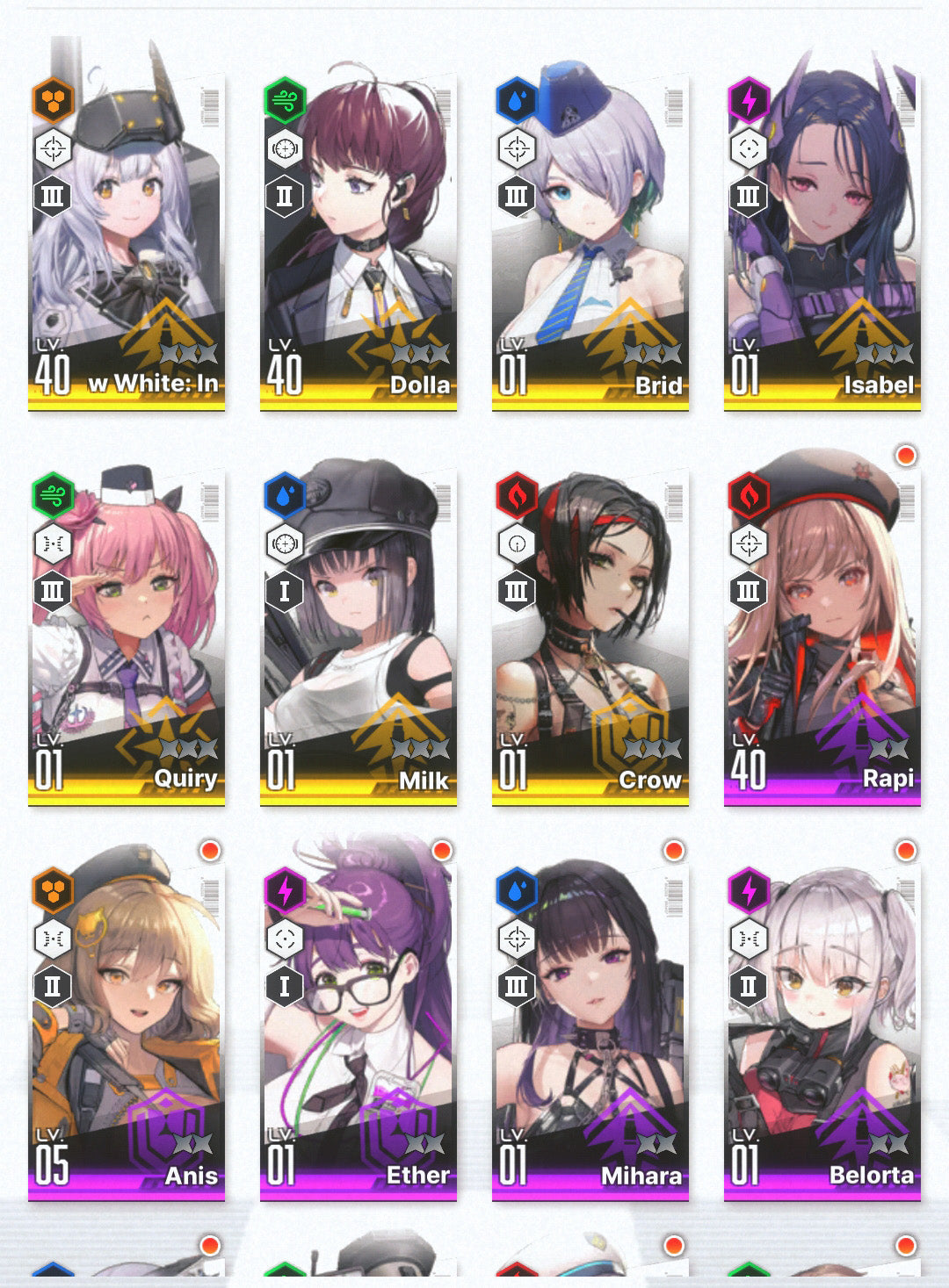 [NA] GODDESS OF VICTORY NIKKE 7SSR Quiry+Isabel+Dolla+Milk++ starter a ...