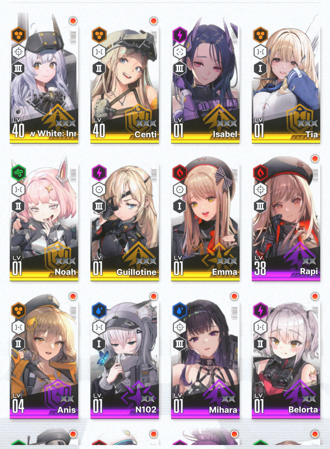 [NA] GODDESS OF VICTORY NIKKE 7SSR Tia+Isabel+Noah++ starter account ...