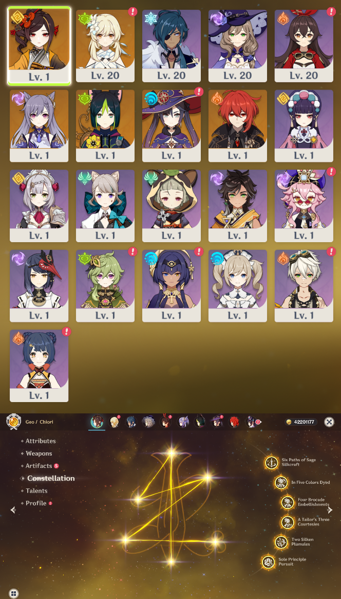 [NA] [INSTANT] Genshin Impact C6 Chiori + 36 Intertwined Fate AR52 AME ...