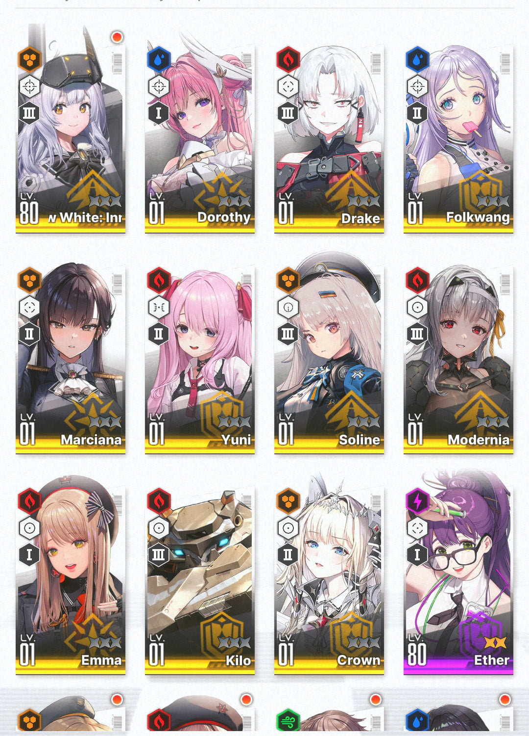 [GLOBAL/NA] NIKKE Starter Account Makima Scarlet Modernia Red Hood ...