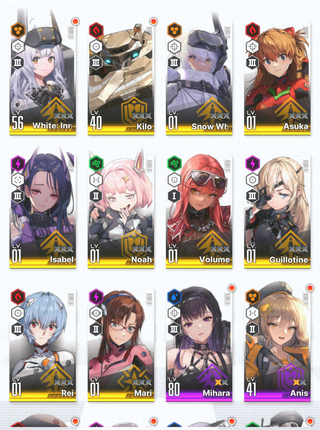 [NA] [INSTANT] NIKKE 10SSR 3Collab Asuka+Rei+Mari+Skin+Volume++ GODDES ...