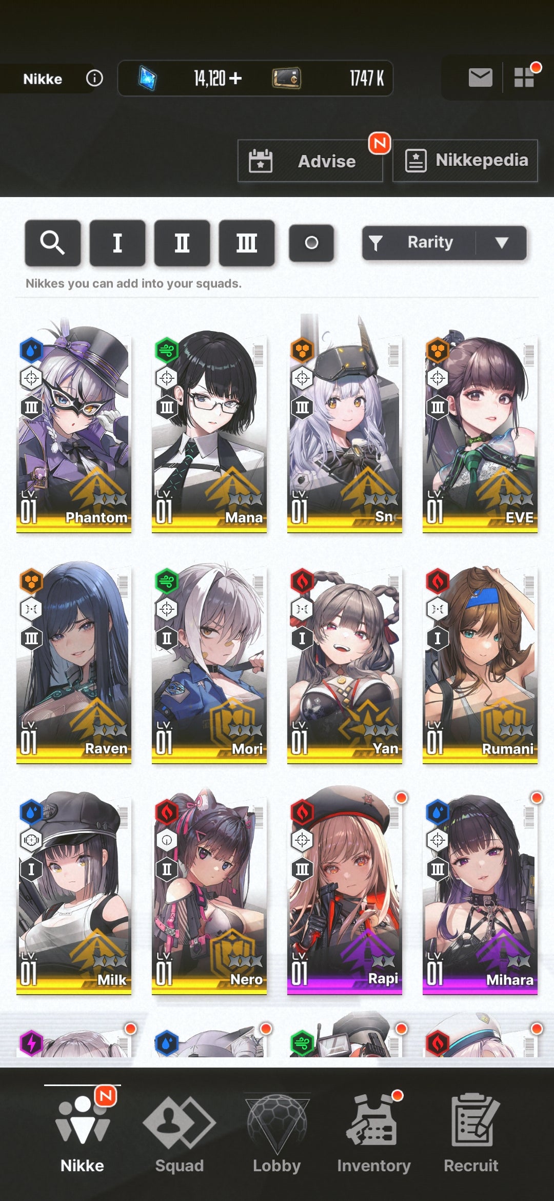 [NA] [INSTANT] NIKKE 10SSR Eve+Raven+Rumani+Nero+14000 gems GODDESS OF ...