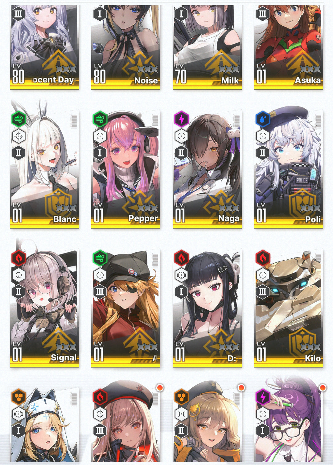 [NA] [INSTANT] NIKKE 13SSR Asuka+Asuka Wille+Skin+Naga+Noise+Killer Wi ...