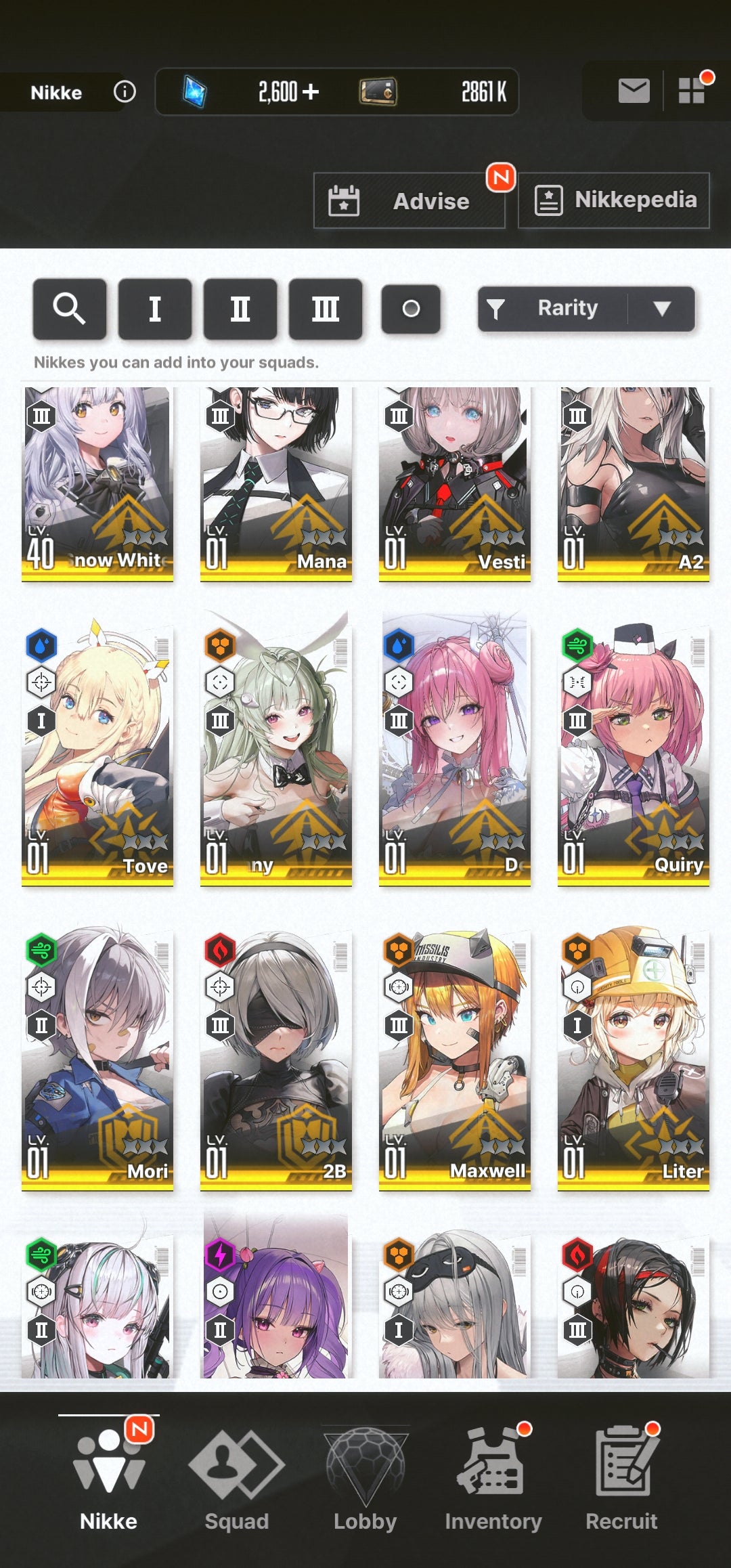 [NA] [INSTANT] NIKKE 17SSR 2B+Skin+A2+Skin+Dorothy: Serendipity+Bunny ...