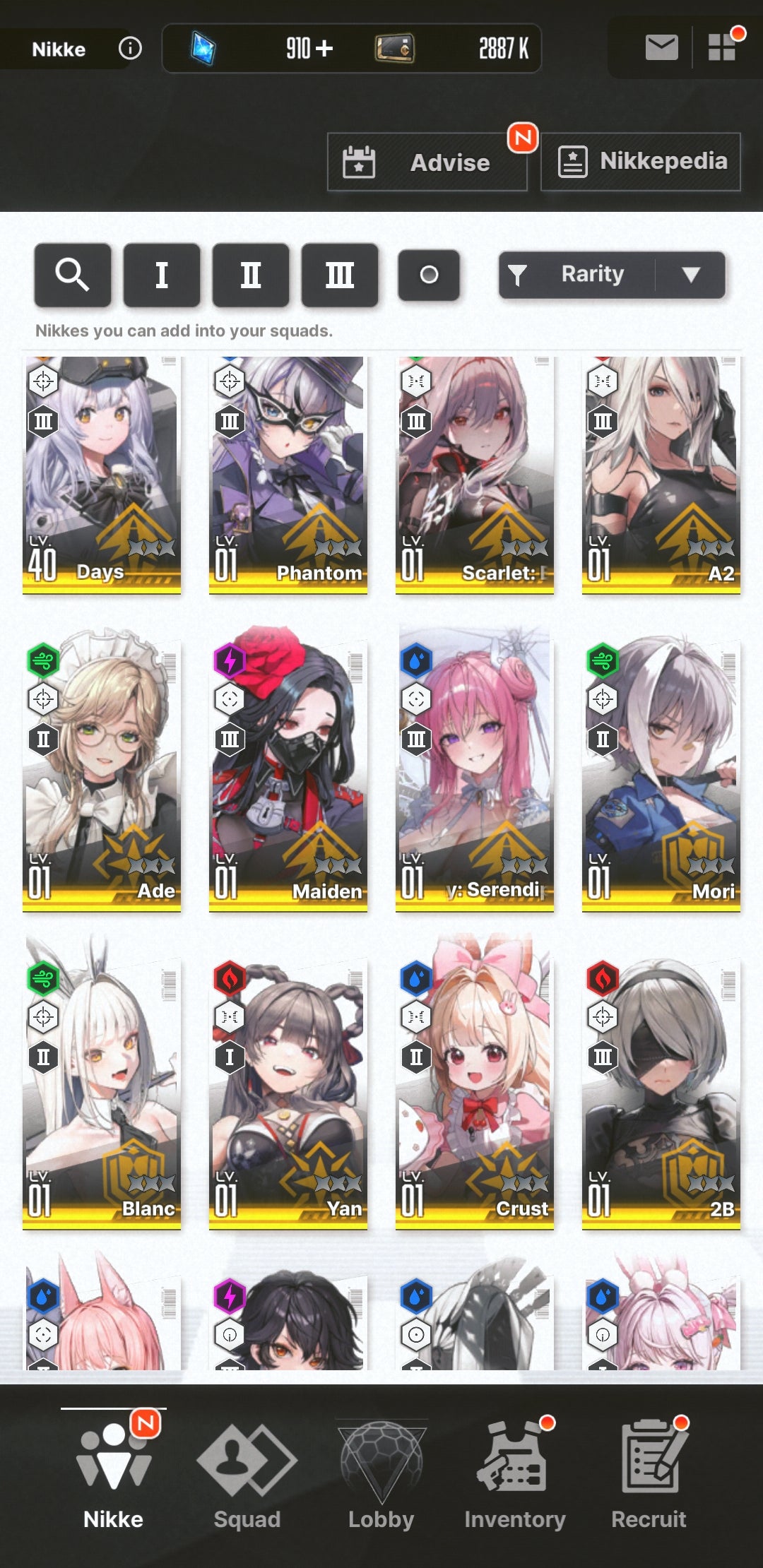 [NA] [INSTANT] NIKKE 17SSR 2B+Skin+A2+Skin+Dorothy: Serendipity+Scarle ...