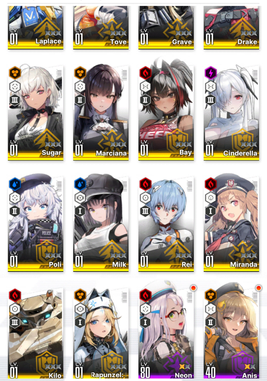 [NA] [INSTANT] NIKKE 18SSR Asuka+Rei+Skin+Cinderella+Grave+Tove+Bay++ ...