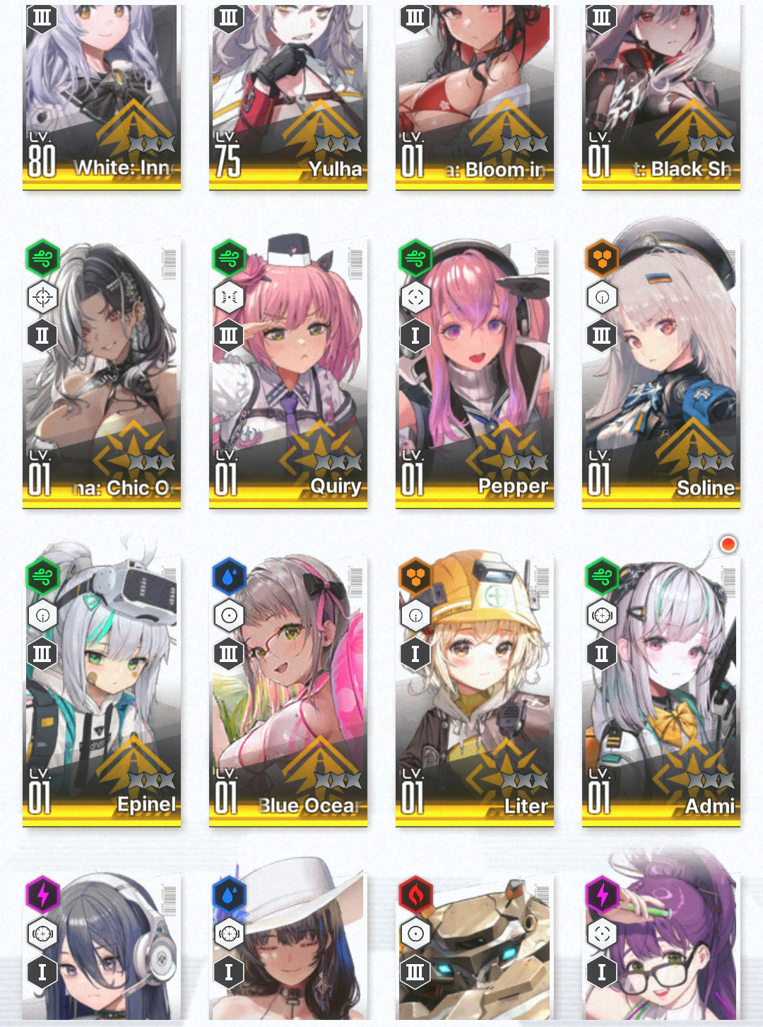 [NA] [INSTANT] NIKKE 4 limited 15SSR Sakura+Rosanna+Neon+Mary+Scarlet ...