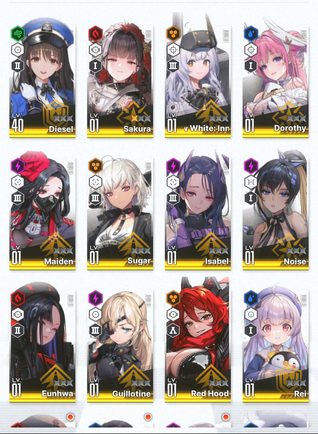 [NA]EN GODDESS OF VICTORY NIKKE 12SSR Dorothy+Red Hood+Isabel+Noise++ ...