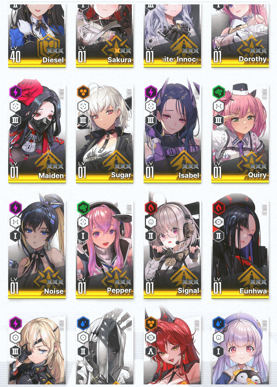 [NA]EN GODDESS OF VICTORY NIKKE 17SSR Dorothy+Red Hood+Skin+Isabel+Noi ...