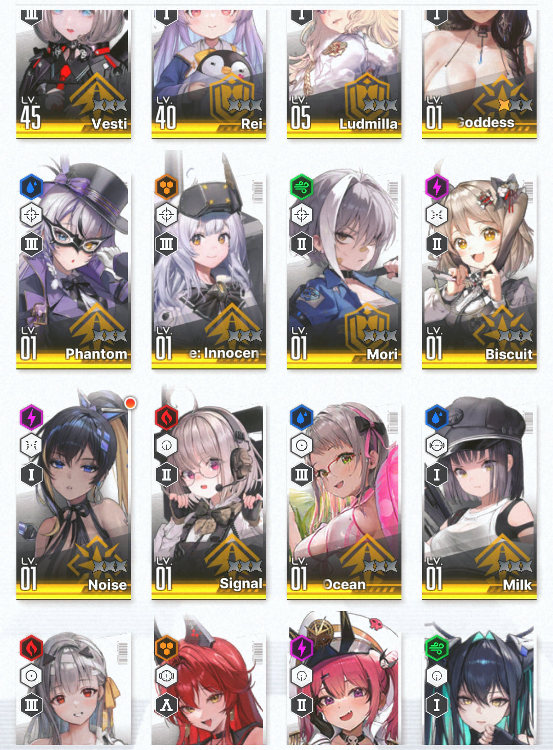 [NA]EN GODDESS OF VICTORY NIKKE 18SSR 2 Bay Goddess Mary+Neon+Modernia ...